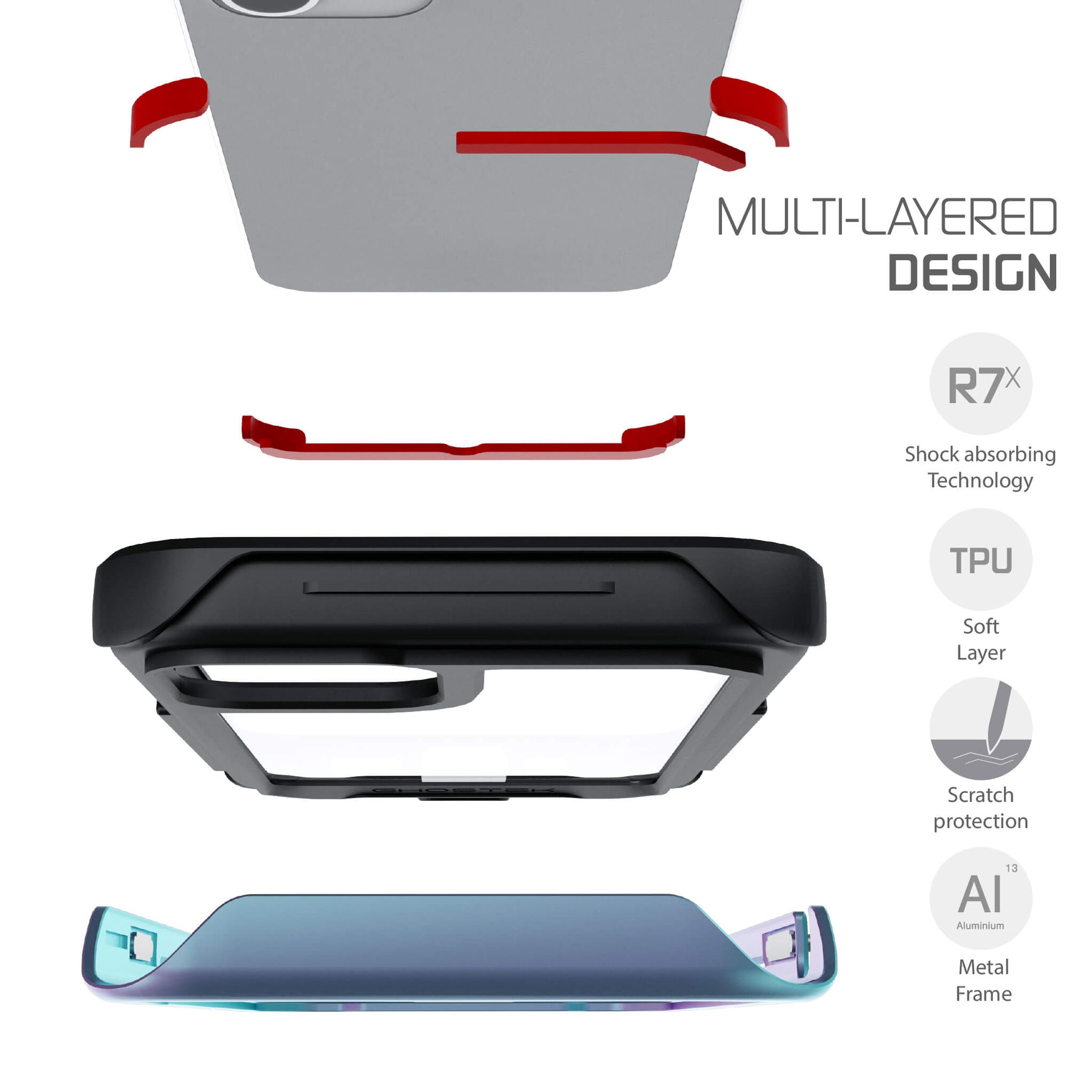 Premium iPhone 12, mini Pro, 12 Pro Max Metal Case — GHOSTEK